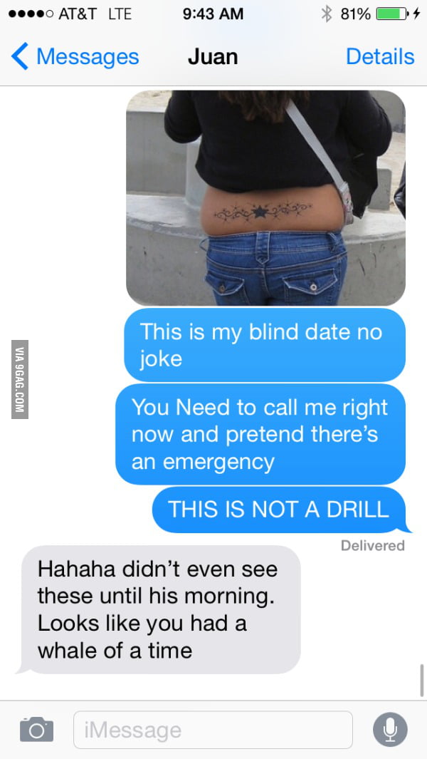 Blind date adventures with Juan - 9GAG