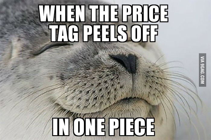 No price tag rage - 9GAG