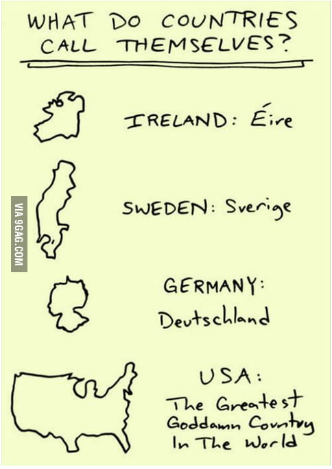 A guide to country names - 9GAG