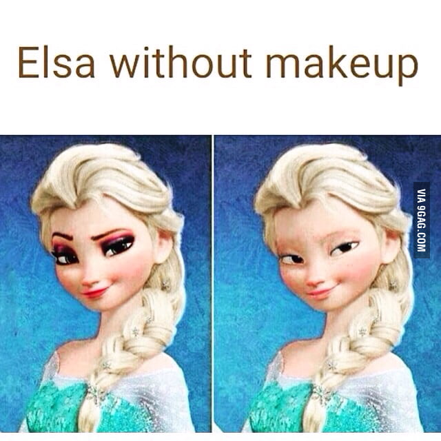 Elsa looks like the Mona'Lisa - 9GAG