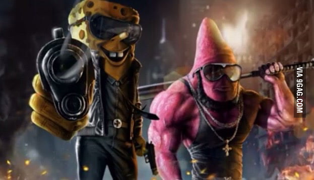 Gangsta Spongebob And Patrick