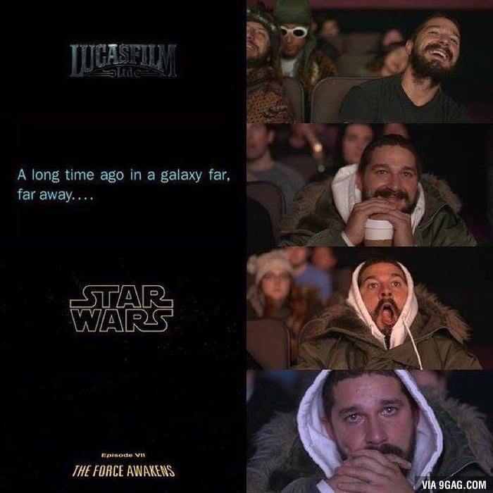 This will be the reaction of every Star Wars fan.. - 9GAG
