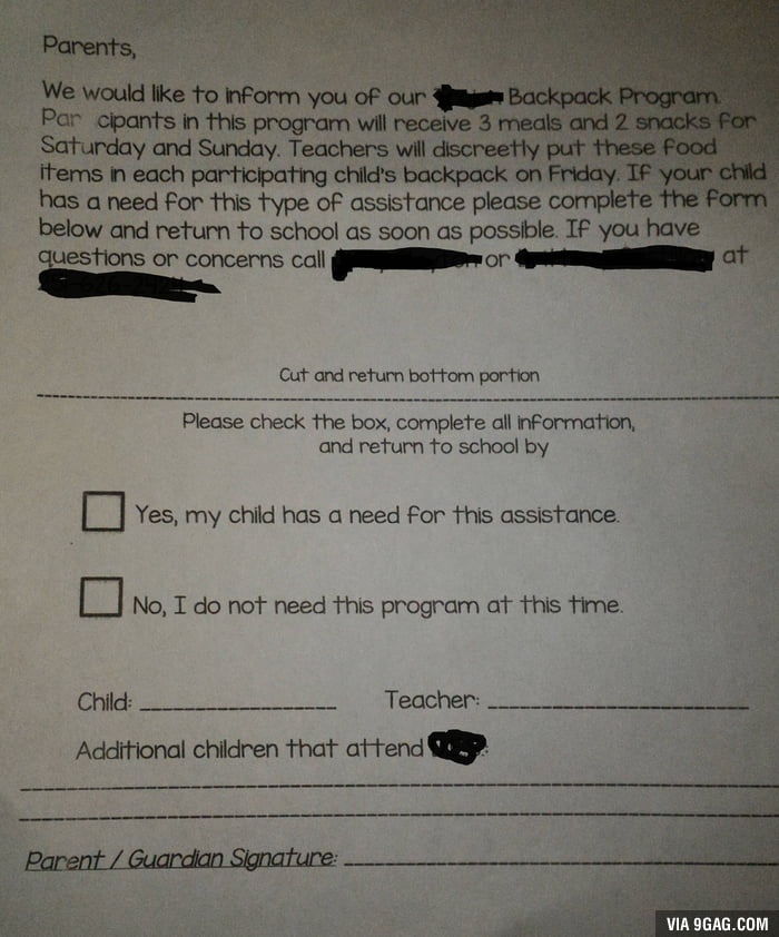 Eementary school hands out free meals to kids in need for the weekends ...