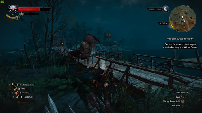 So I recently started playing The witcher 3 and I think I now ...