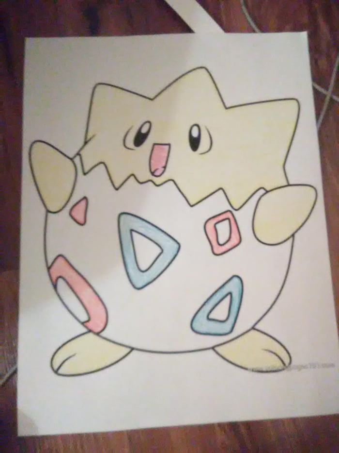 Baby Pokemon coloring page number 1, Togepi - 9GAG