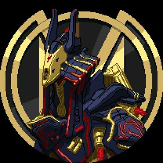 Daily warframe post #23 Inaros Ramses pixel art - 9GAG