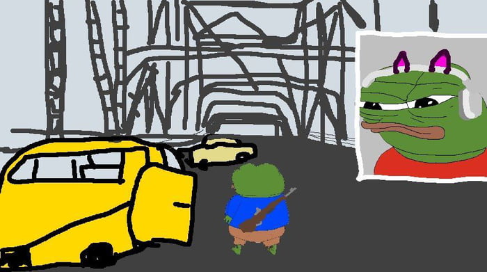Very Rare Bridge Pepe. Upvote For Safe Crossing. - 9GAG