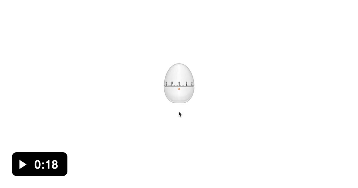 Functional Egg Timer Animation - 9GAG