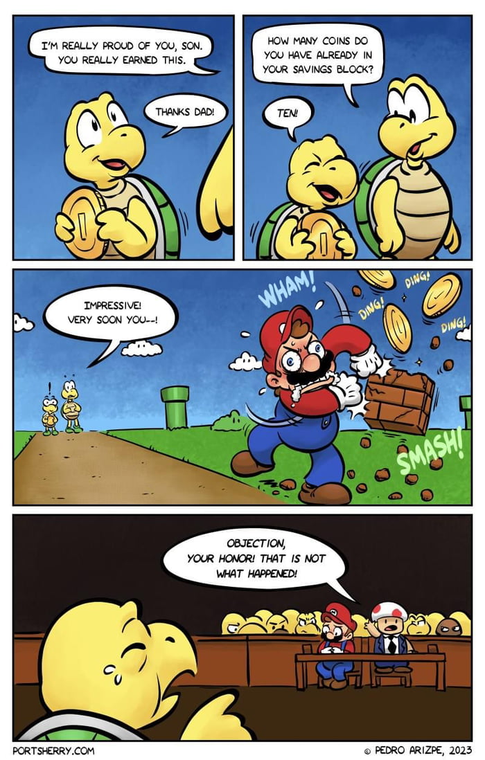 Mario Court - 9GAG