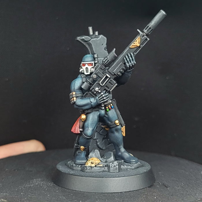 A Vindicare, painted for a friend. - 9GAG