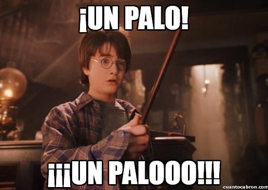 Back in Spain, "un palo" is an old-school meme! - 9GAG