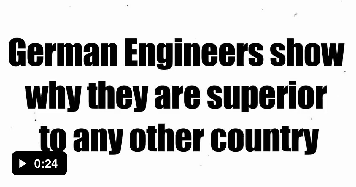 Peak German engineering - 9GAG