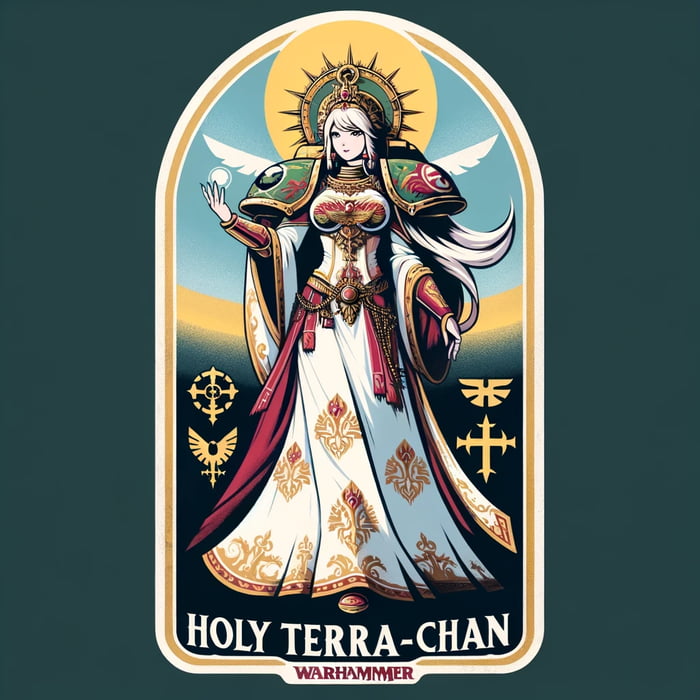AI Warhammer art "Holy Terra" - 9GAG