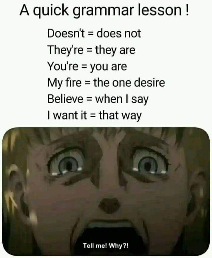 A quick lesson. - 9GAG