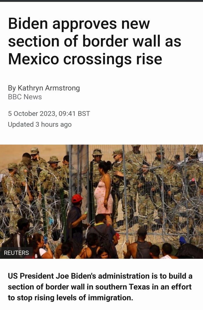 But, but they said walls are racsit... - 9GAG