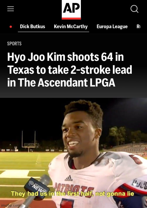 The sports writer at the AP should have reconsidered this headline - 9GAG