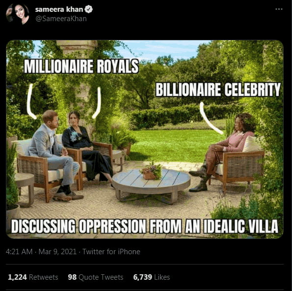 Discussing oppression from an idealic villa - 9GAG