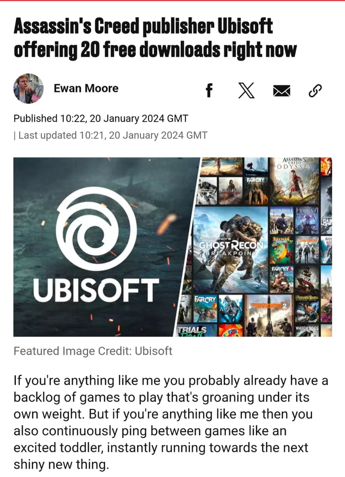 Ubisoft is the Bud Light of 2024 - 9GAG