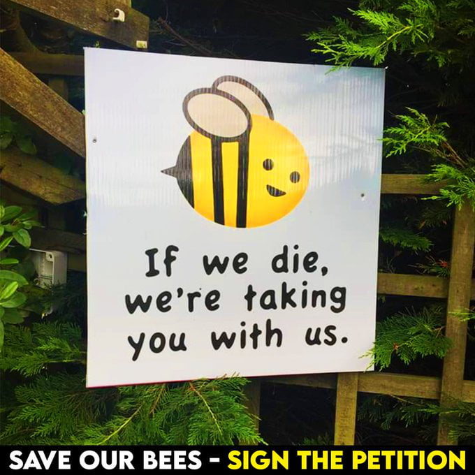 No food without pollinators - 9GAG