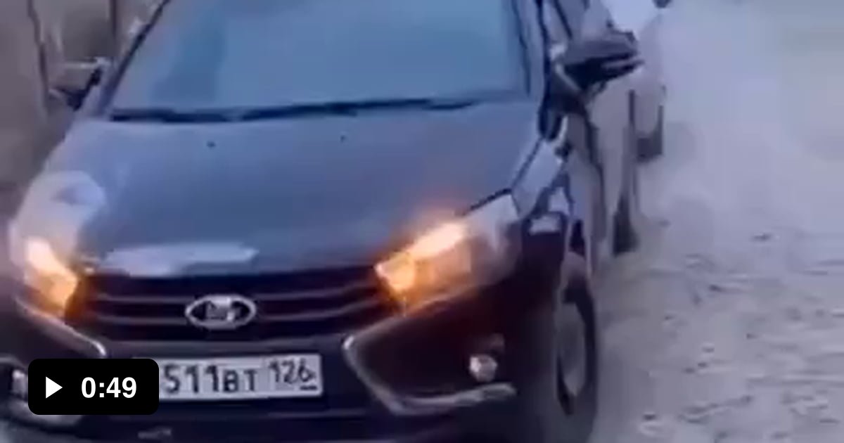 Spain have their bull runs. Chechnya have Car RUN!!! - 9GAG