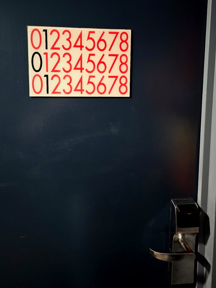 The way this hotel does its room numbers. - 9GAG