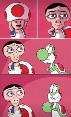 Toad & Yoshi - 9GAG