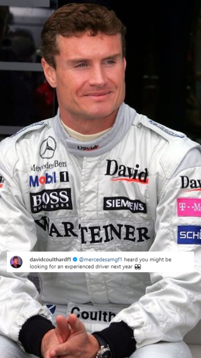 An old man shooting his shot for an F1 seat - 9GAG