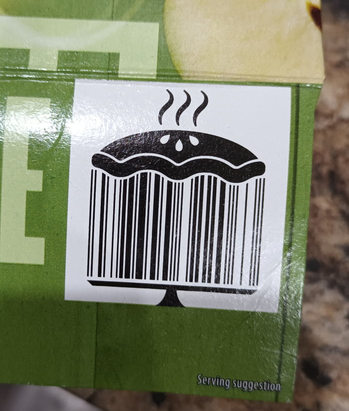 This pie's barcode. - 9GAG
