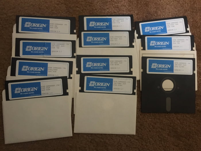 Back when discs were so small some games came on 10+ discs. - 9GAG