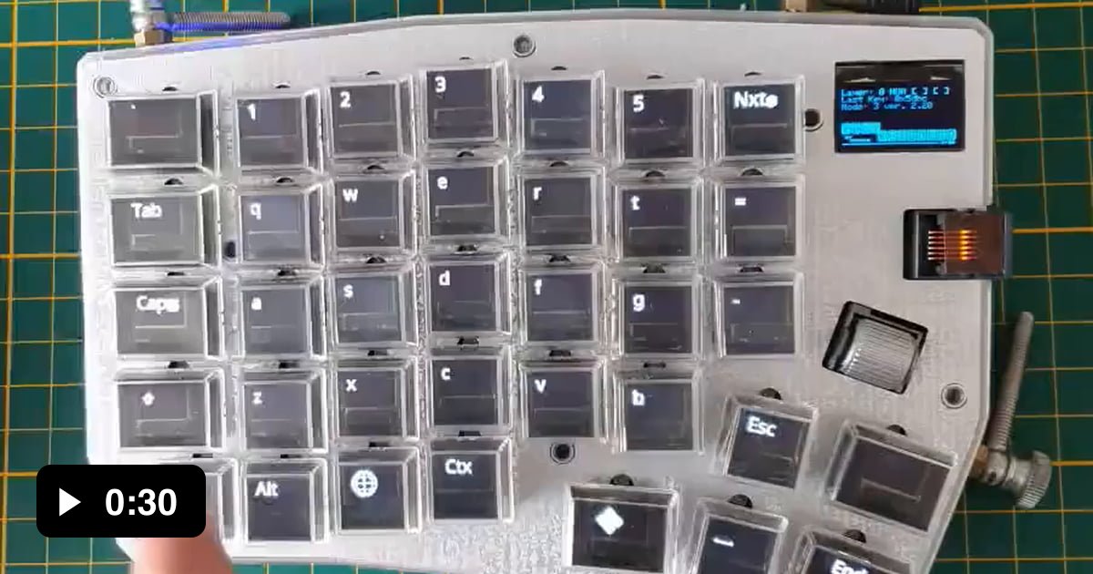 Poly Keyboard - The keyboard that speaks any language with OLED displays in its keycaps. - 9GAG