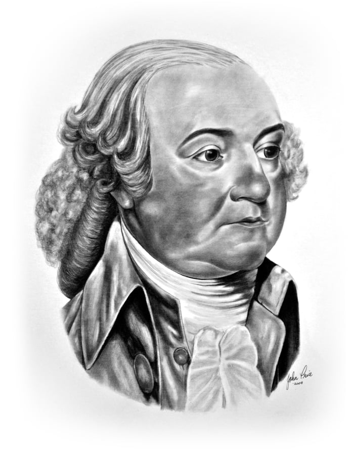 Pencil Portrait of John Adams I drew - 9GAG