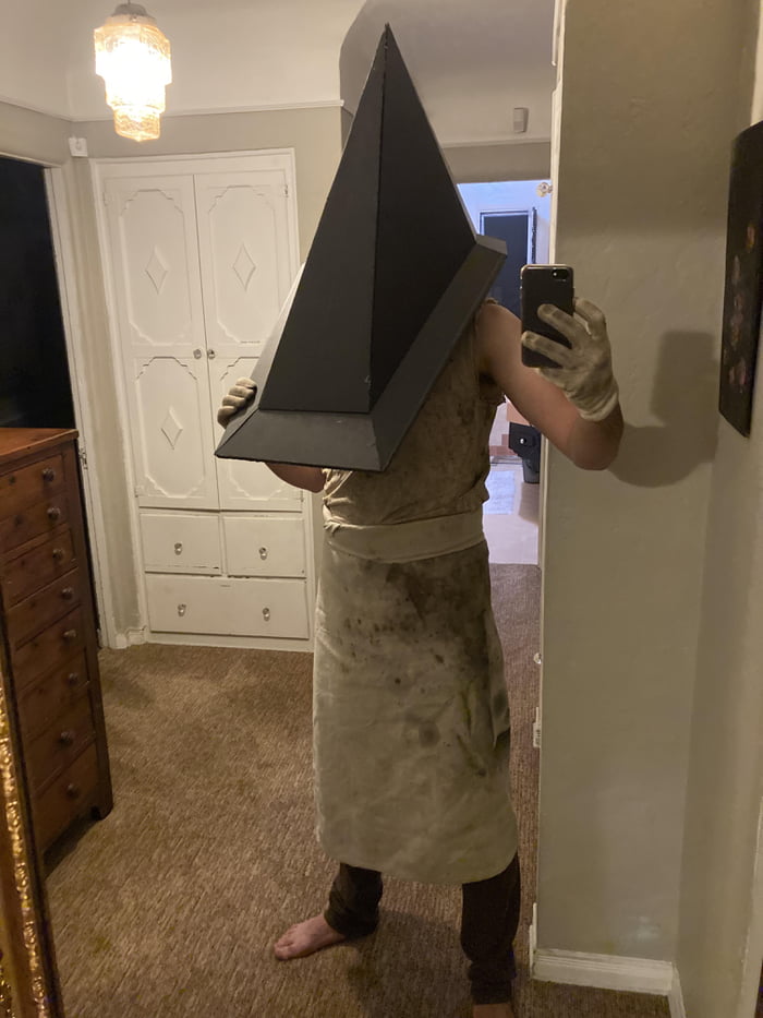Work in progress Pyramid Head. Anyone got a favorite faux- aged-metal ...