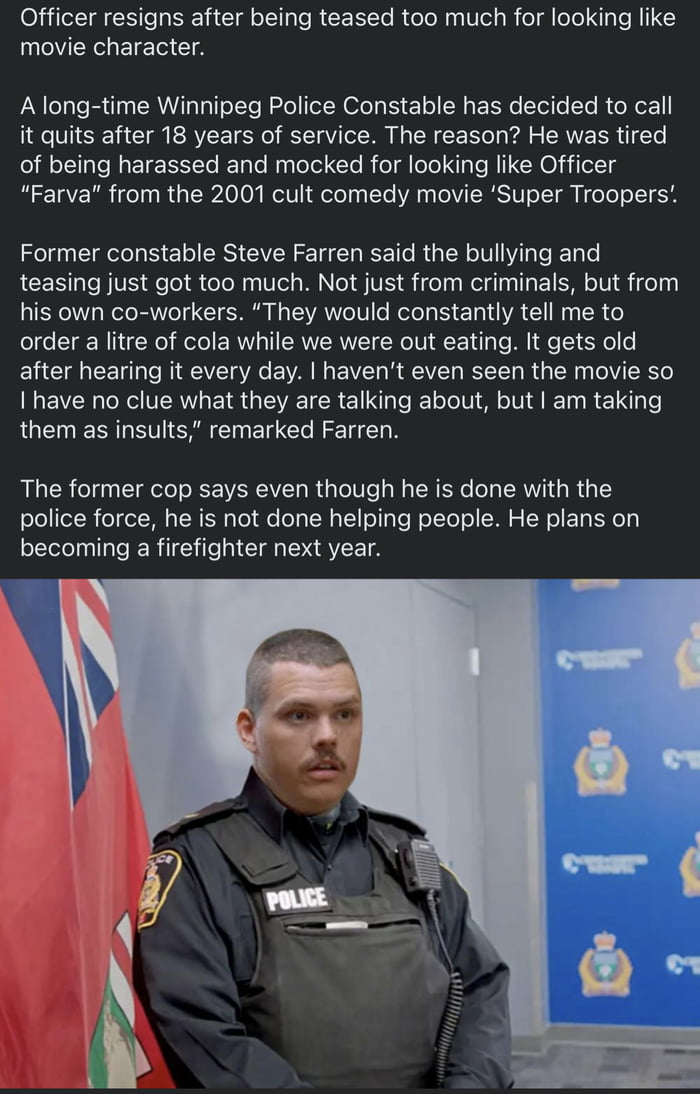 At least his name ain’t Officer Harry Cox - 9GAG