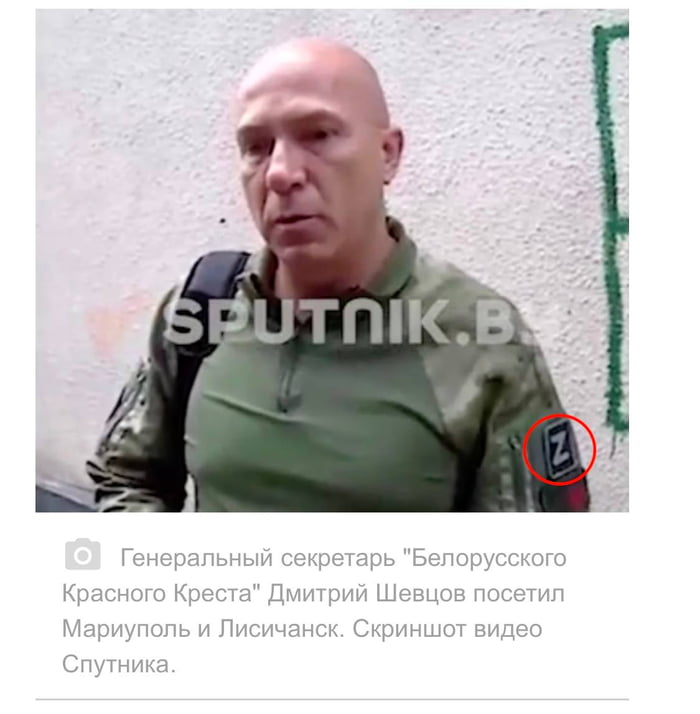 General secretary of Belarusian Red Cross in Mariupol - 9GAG