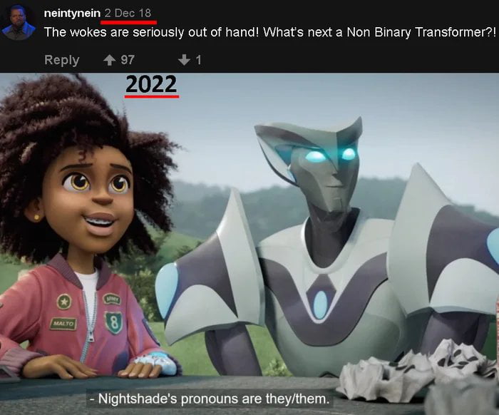 But Transformers are literally BINARY! - 9GAG