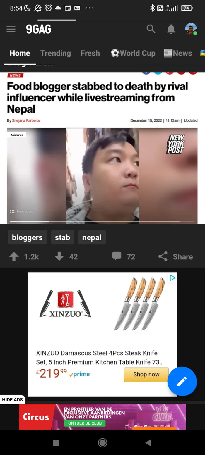 Nice ad placement, 9gag. - 9GAG