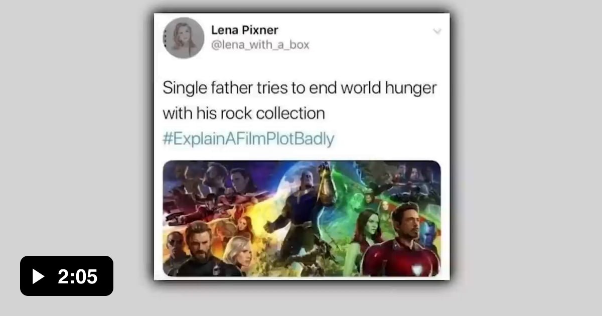 Explain a plot badly - 9GAG