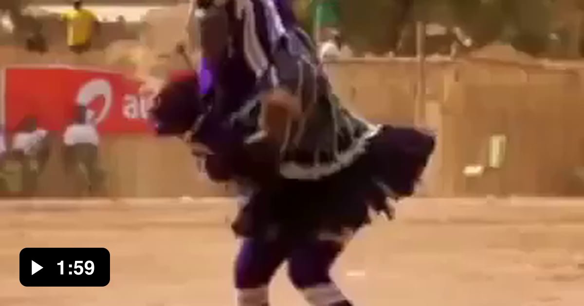 This dance is called -Zaouli- from the central Ivory Coast. - 9GAG