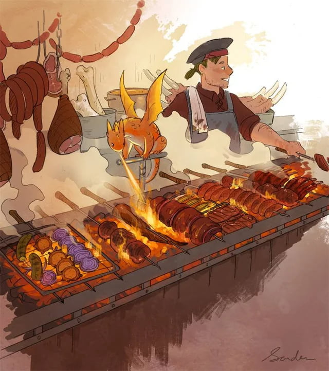 Dragon Barbecue - 9GAG