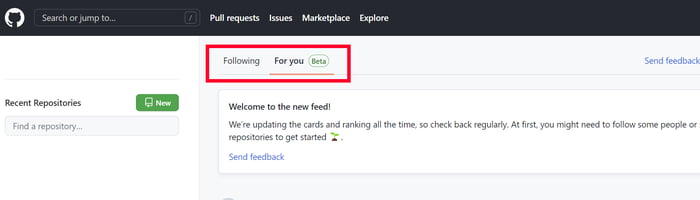 Wait GitHub has a For You Page now like TikTok? - 9GAG