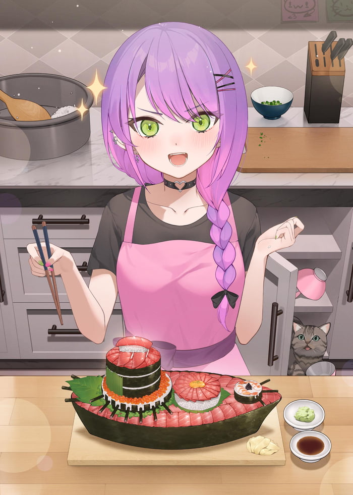 Towa making sushi - 9GAG