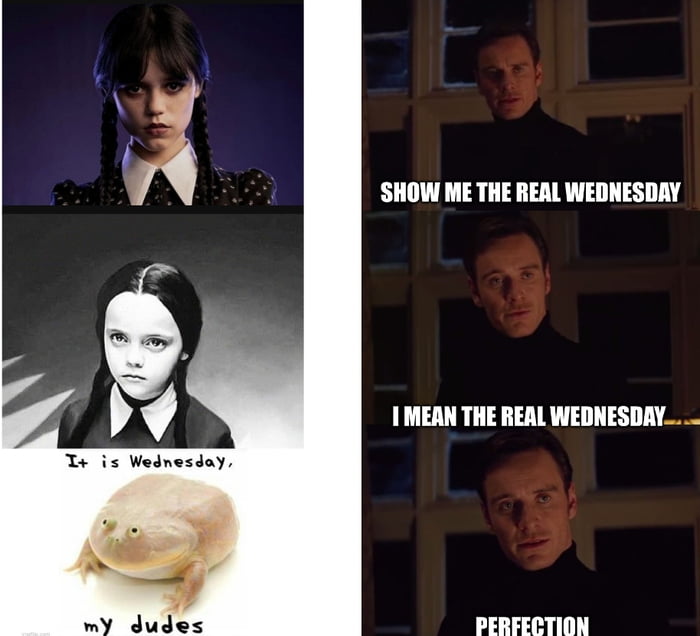 The real Wednesday - 9GAG