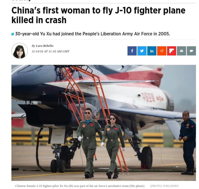 Made with the finest Chinesium, flew by the finest woman - 9GAG