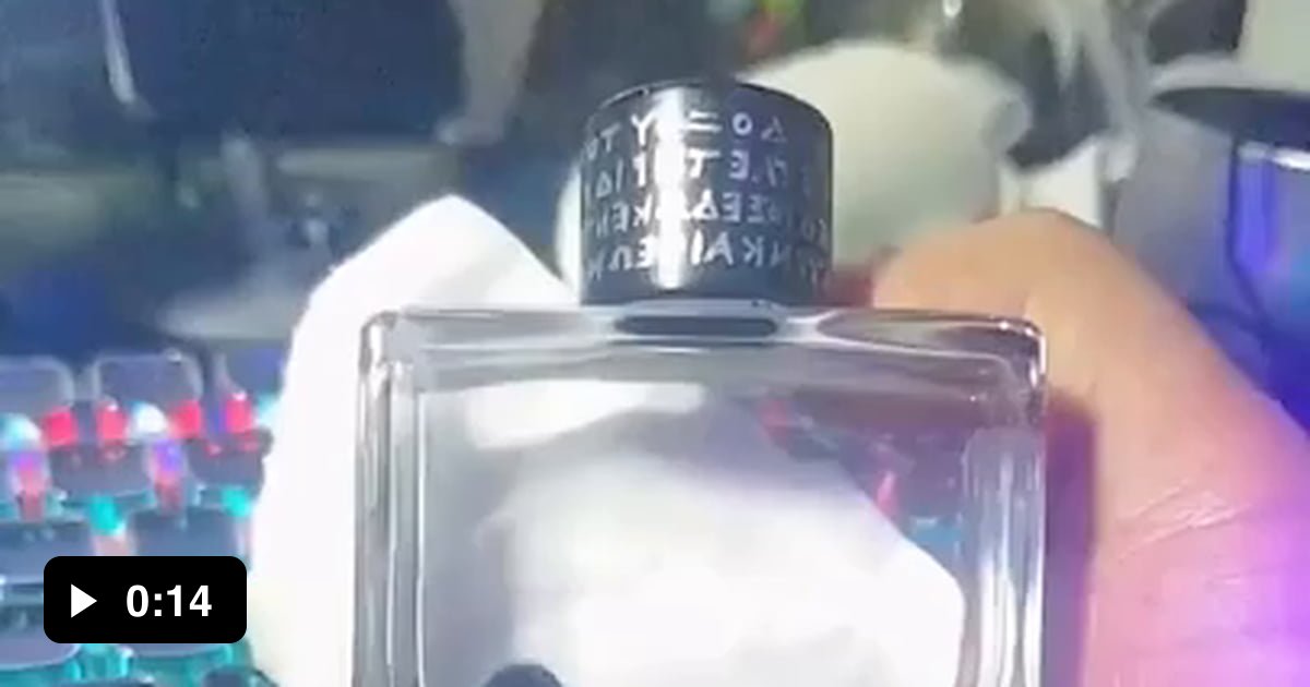 This black liquid you are seeing is ferrofluid, a compound of ...