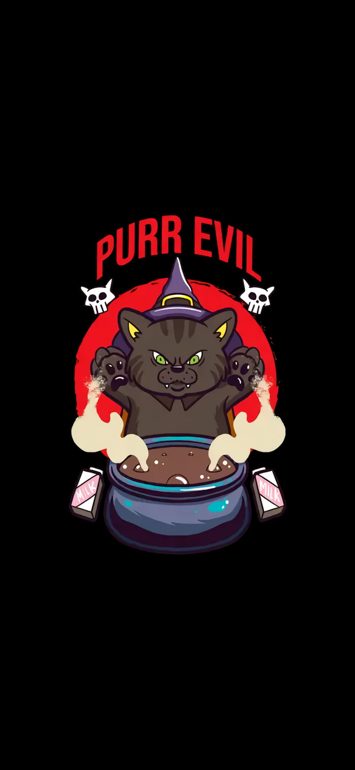 Purr Evil (1440x3120) - 9GAG