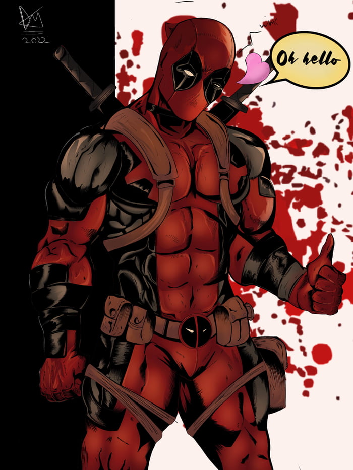 Deadpool the merc with a mouth art my:me - 9GAG