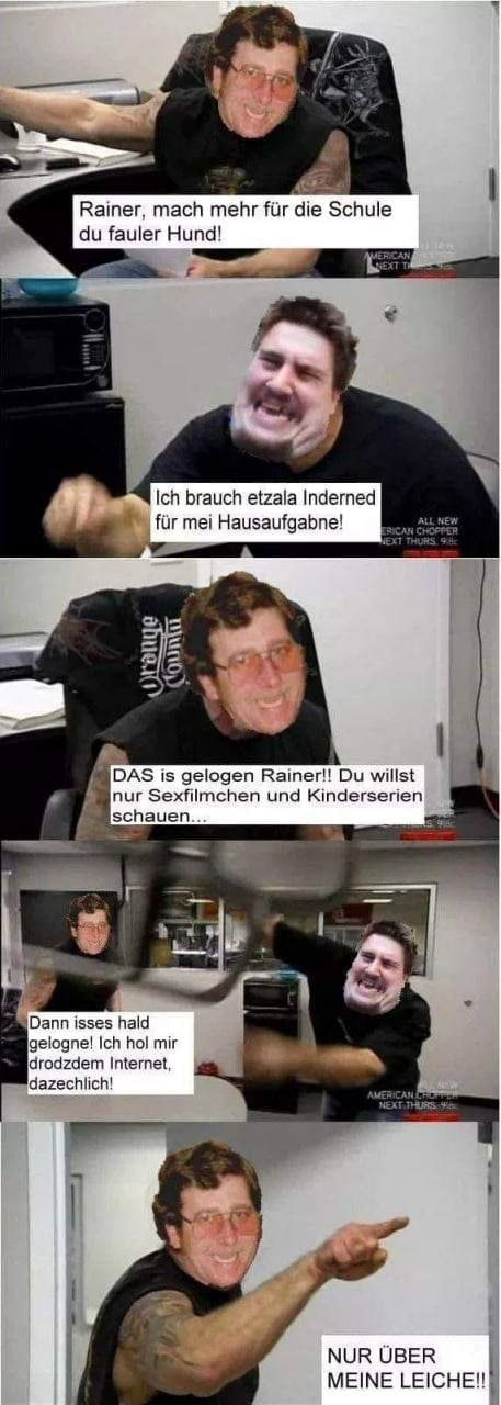 Der Rudi würde sich für ne Box-Staffel im Grab drehene und ausbuddlne ...