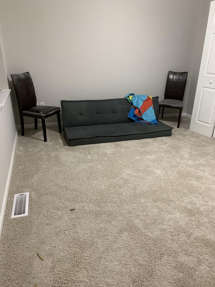 Been homeless since covid finally got a small apartment. - 9GAG