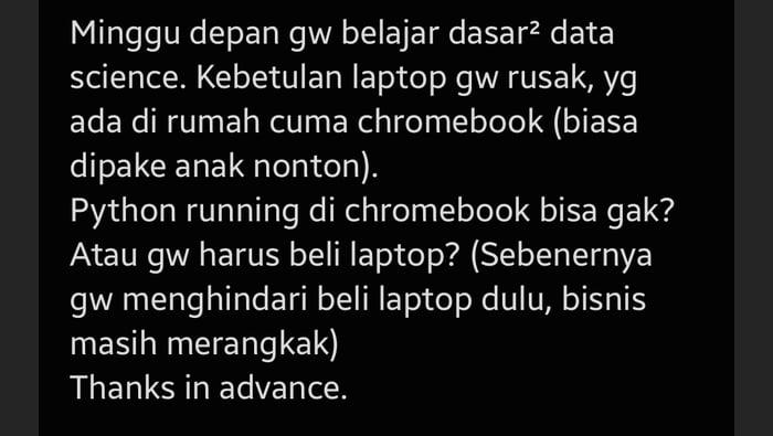 Krembuk bisa python gak? - 9GAG