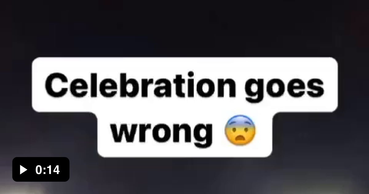 Celebration gone wrong - 9GAG